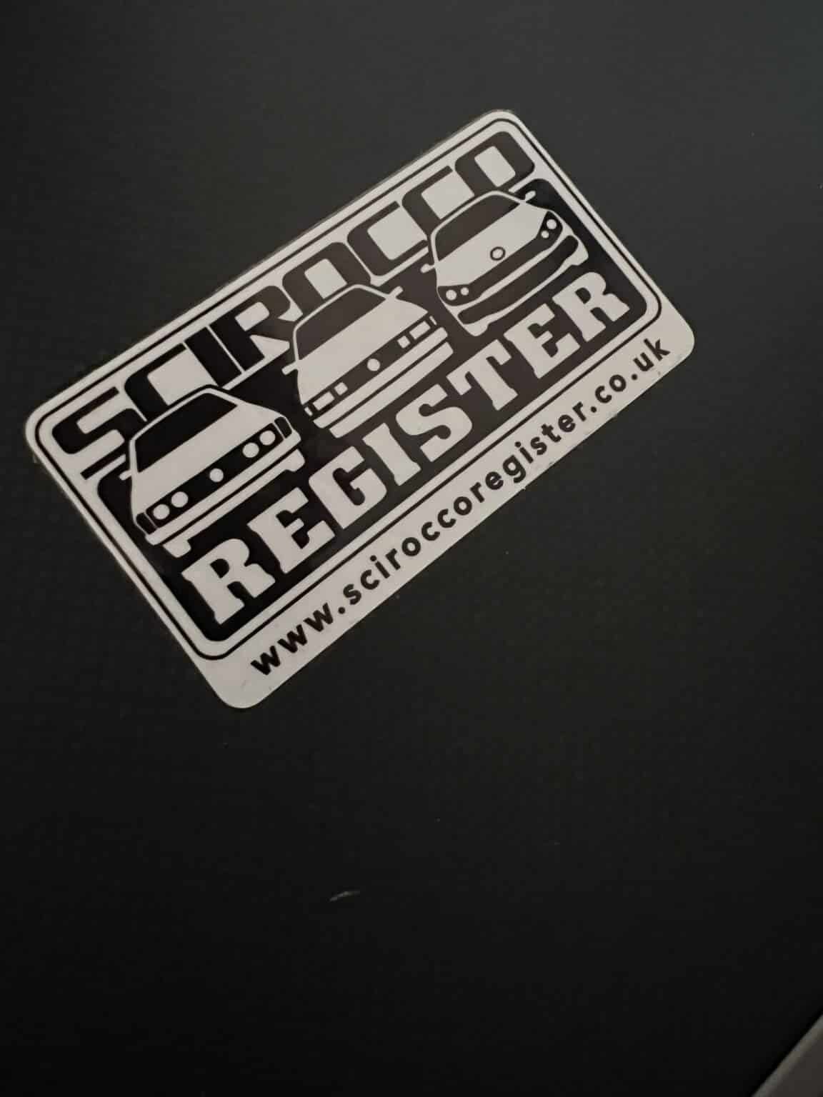 3 Car Logo Sticker – Scirocco Register